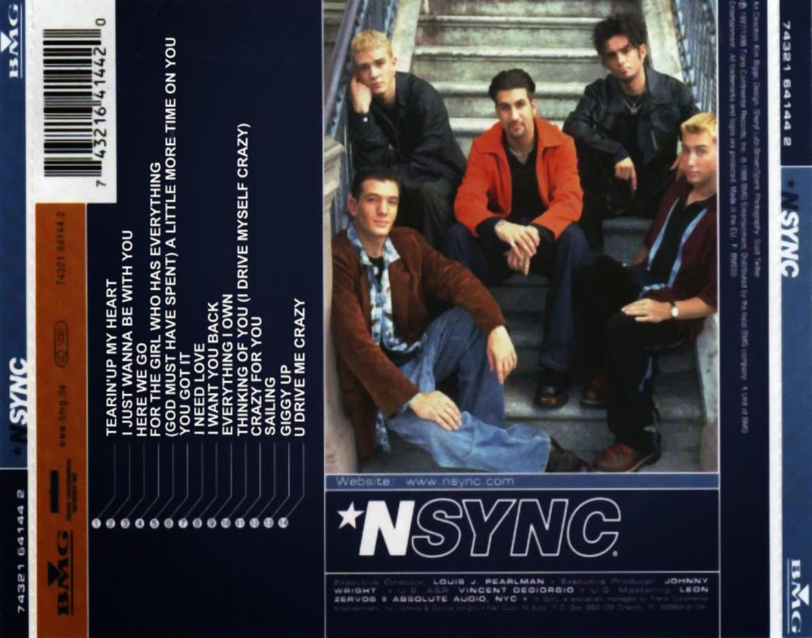 Encarte: *NSYNC - *NSYNC (1998) - Encartes Pop