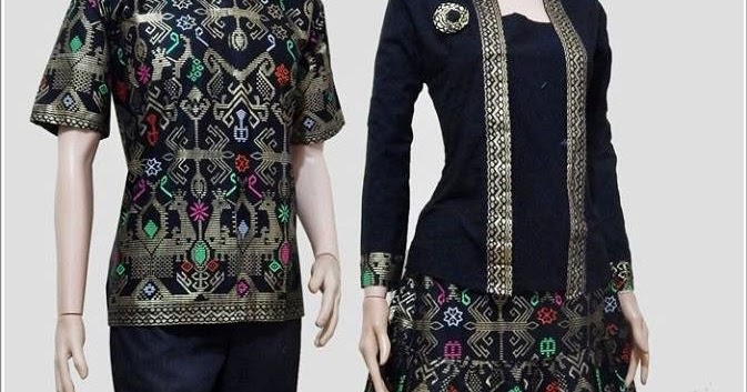 30 Desain Baju Batik formal Wanita