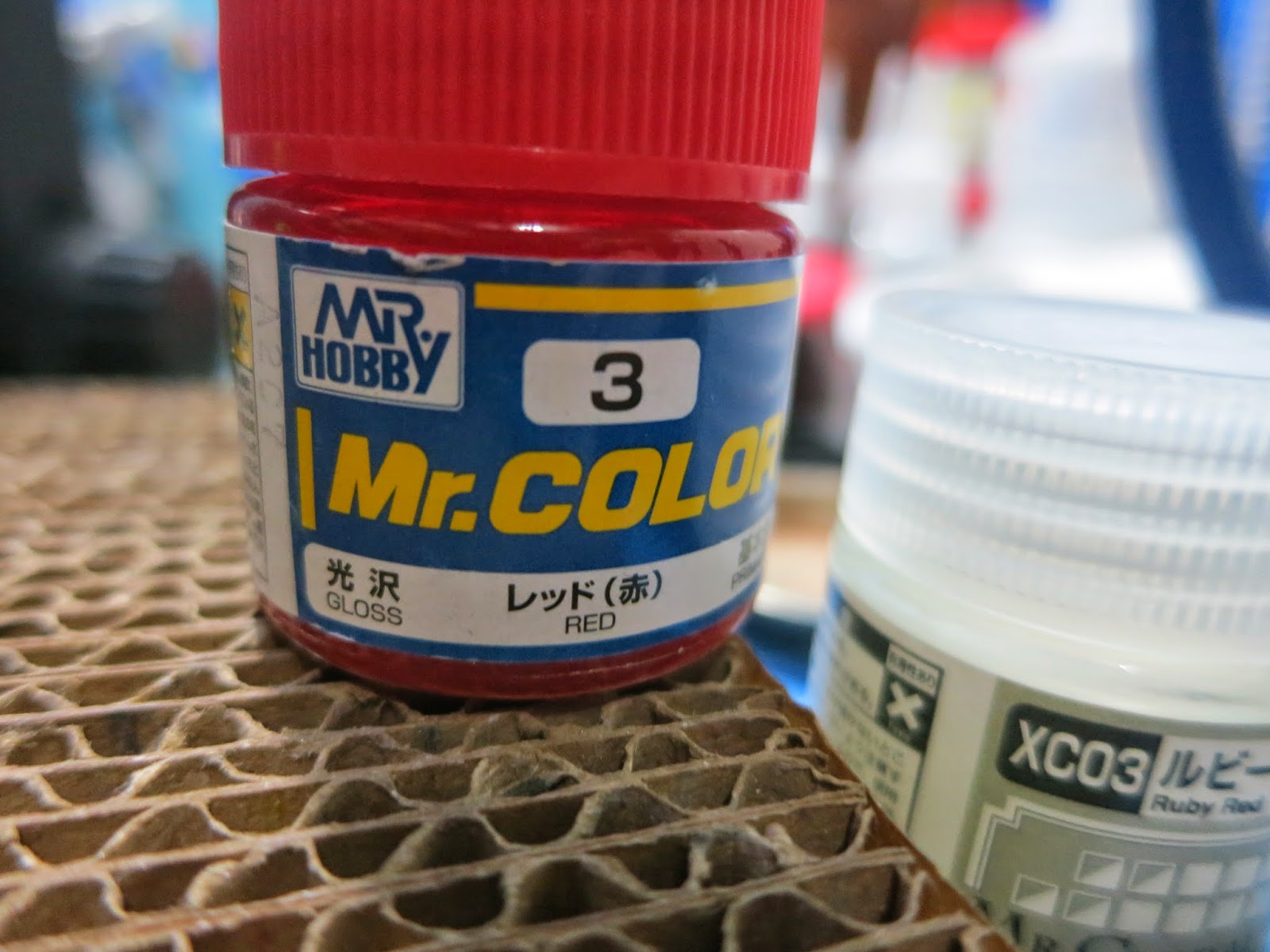 S S G U N P L A: product review: GSI Creos Mr.Crystal Color [Ruby Red]