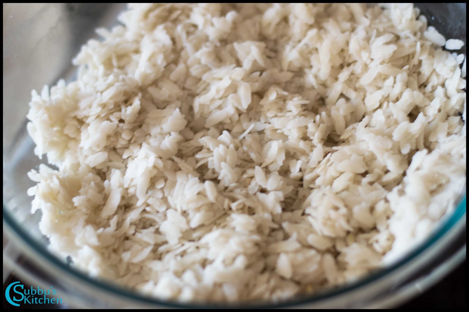 Aval Karuvadam Recipe | Flattened Rice Fryums - Subbus Kitchen