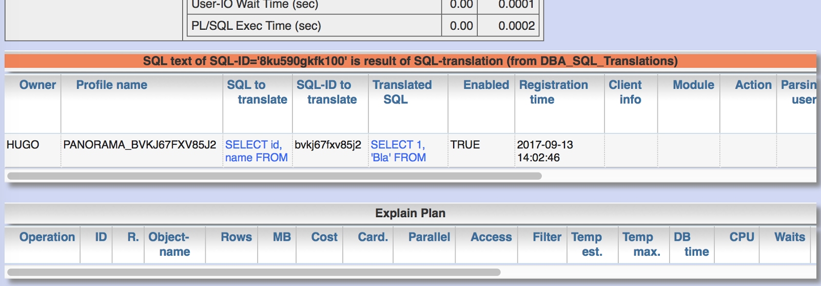 Oracle-DB: Use "SQL Translation Framework" to quickly fix problems with ...