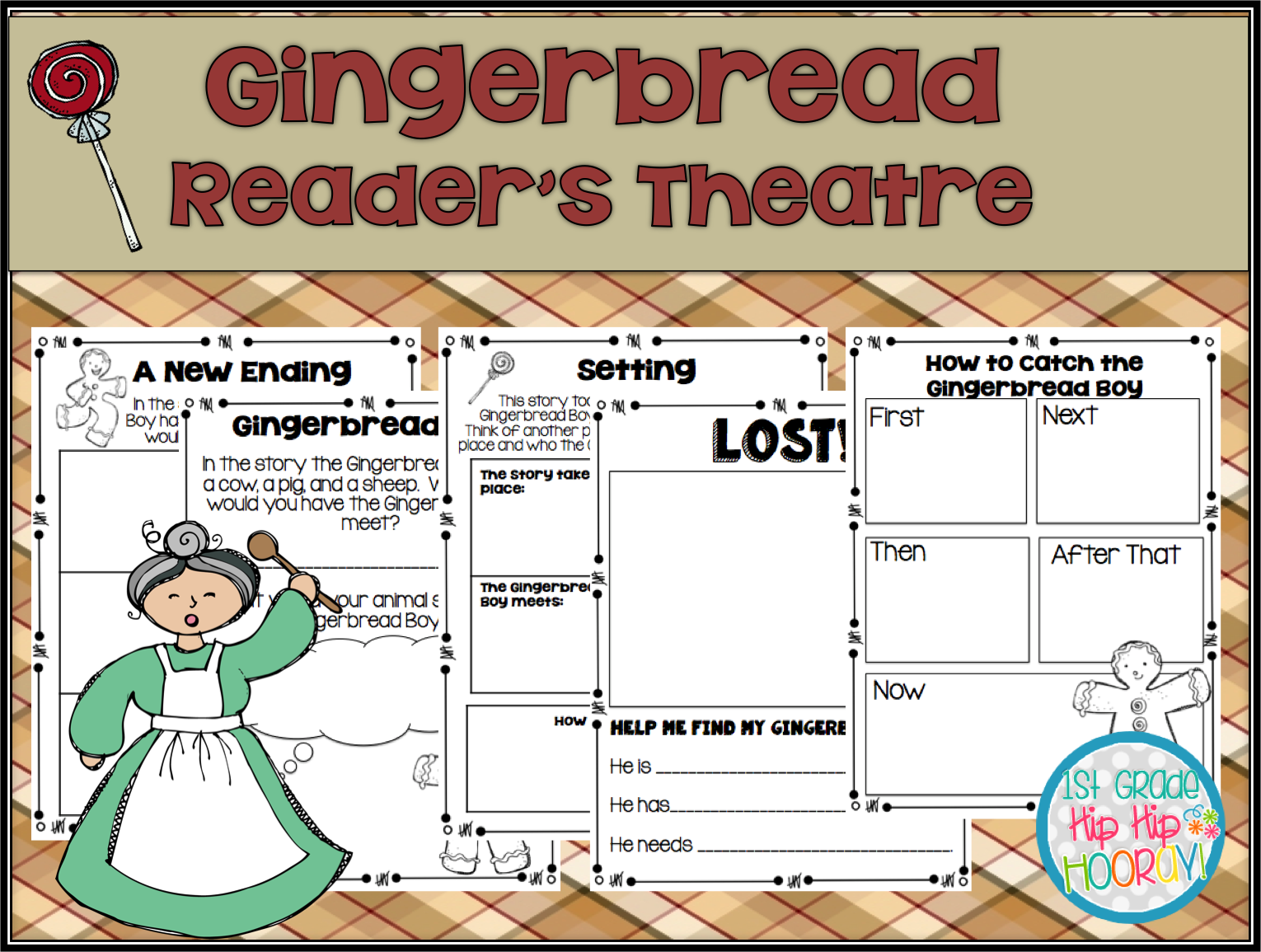 1st Grade Hip Hip Hooray!: The Gingerbread Boy Reader's Theatre