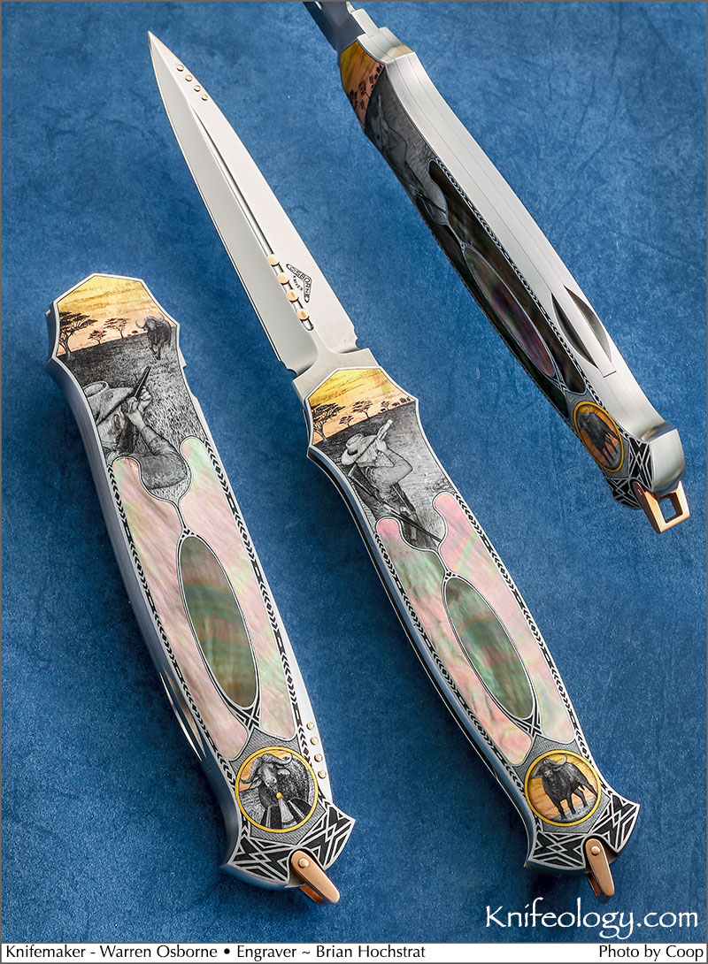 Knifeology Custom Knives: Engraved knives, I'm a long time fan.