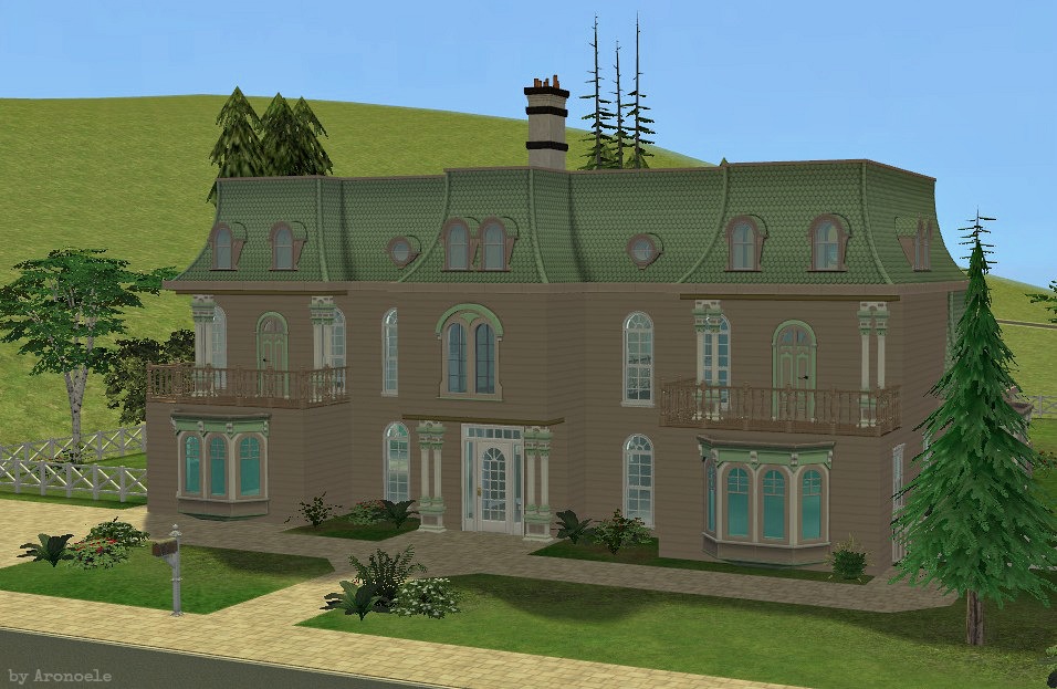 Aronoele Sims: Two classic style mansions / Dva domy v klasickém stylu