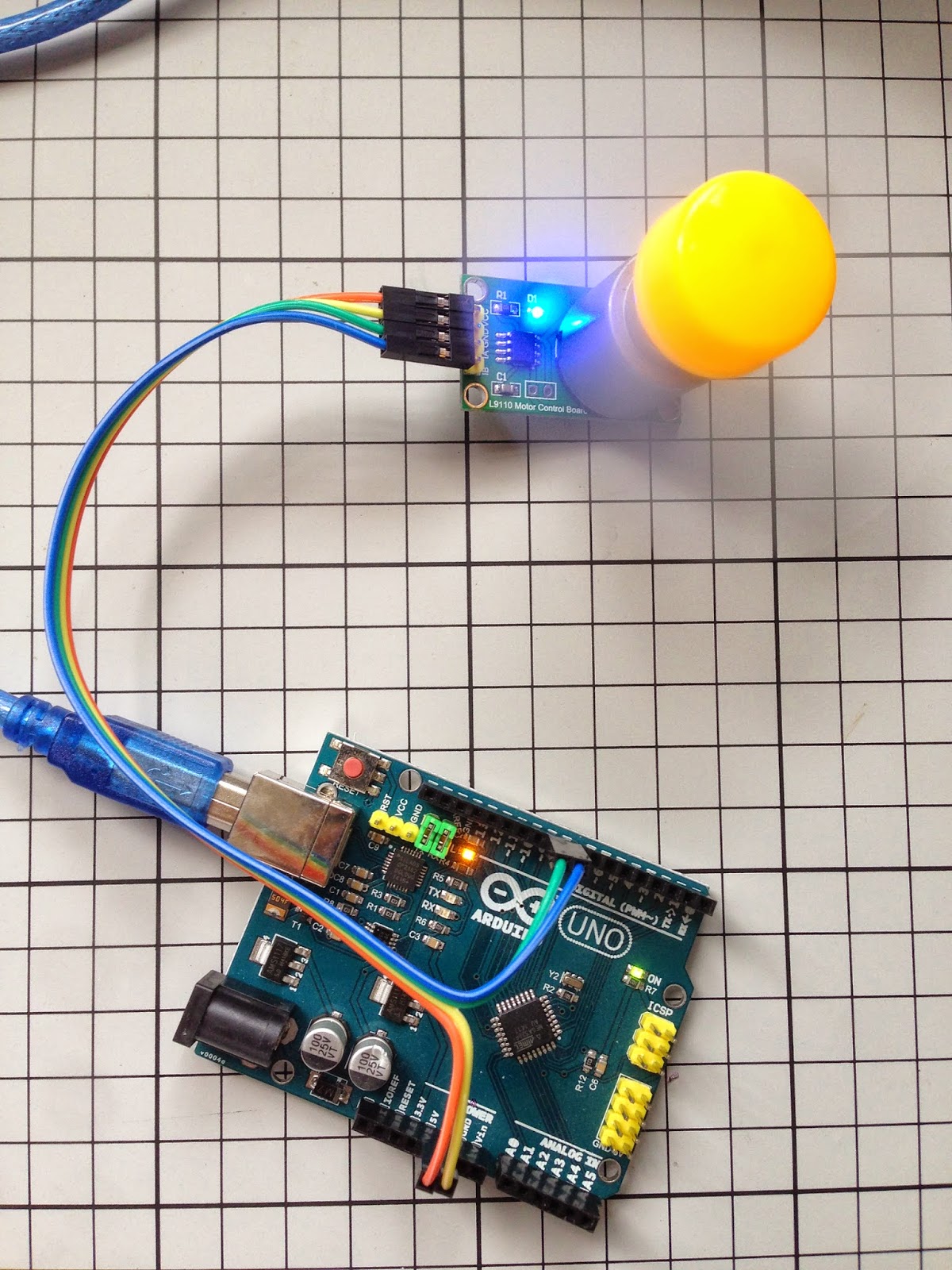 Arduino Projects Controller Dc Motor With L9110 Motor Control Board