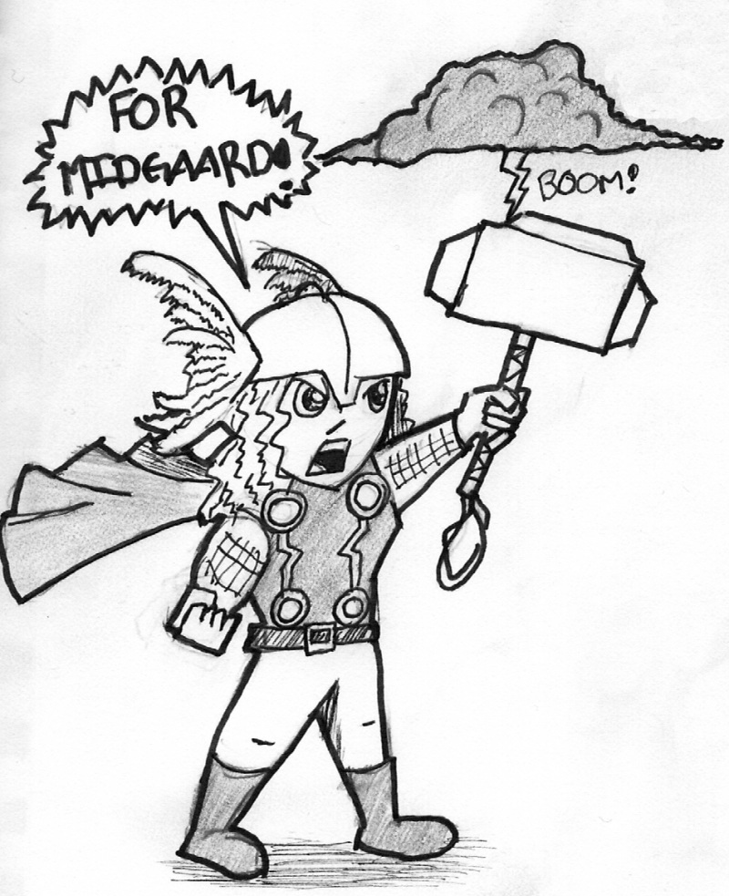 The Adventures of Normal Guy: Doodling Tiny Heroes