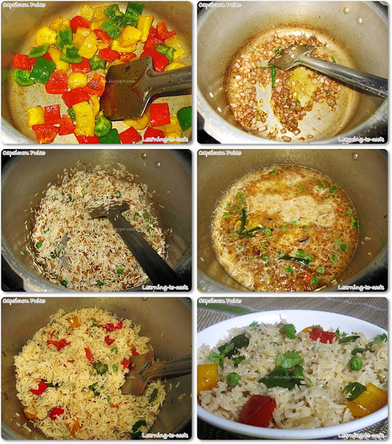 Learning-to-cook: Capsicum pulao