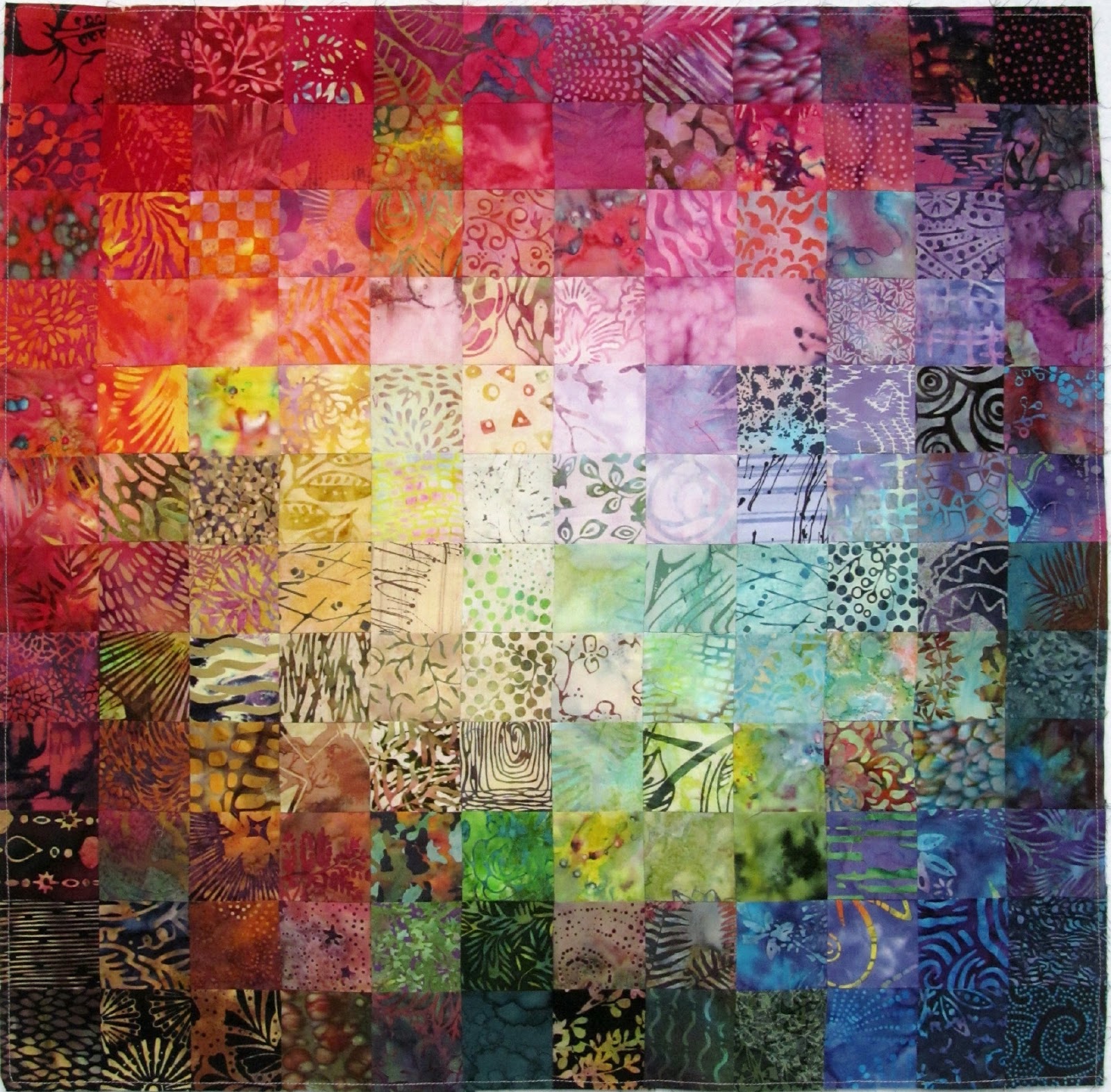 Exuberant Color : Mowing and sewing.......