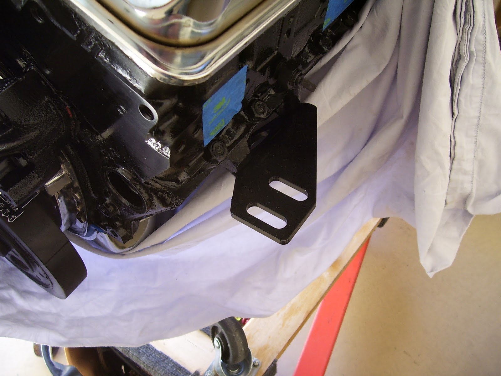 1953 Studebaker Starlight: SBC Engine Mounts