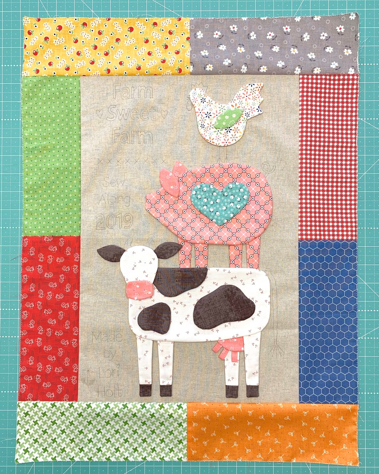 Bee In My Bonnet: Farm Sweet Farm Sew Along - The BIG Finish and a Farm ...