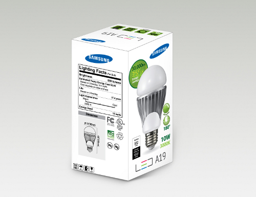 Samsung Launches New 10W Light Bulb with 3000K and 550lm