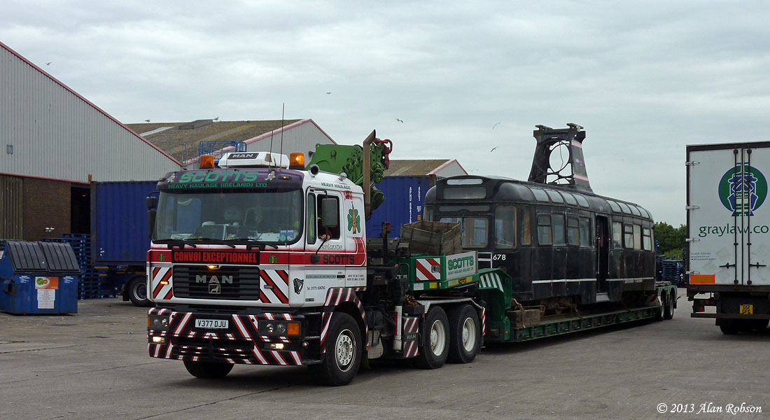 Blackpool Tram Blog: Fleetwood Trams head for the Docks