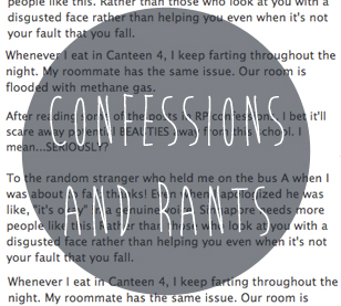 I confess, You confess: College confessions