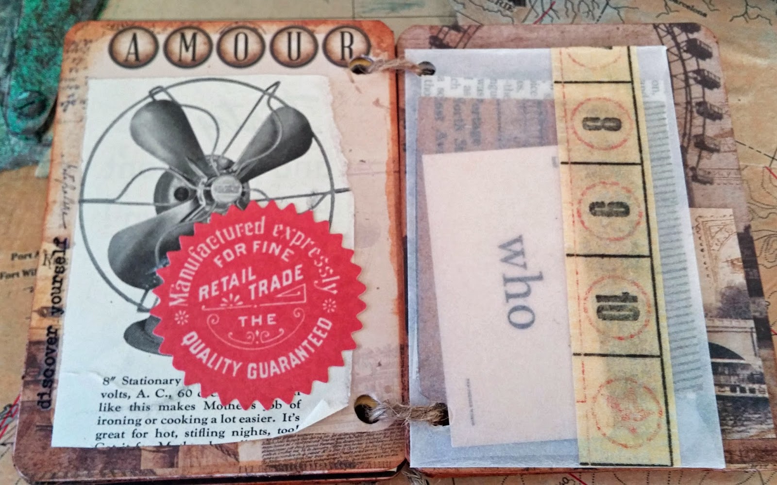 starrgazer creates: Wooden ATC Book