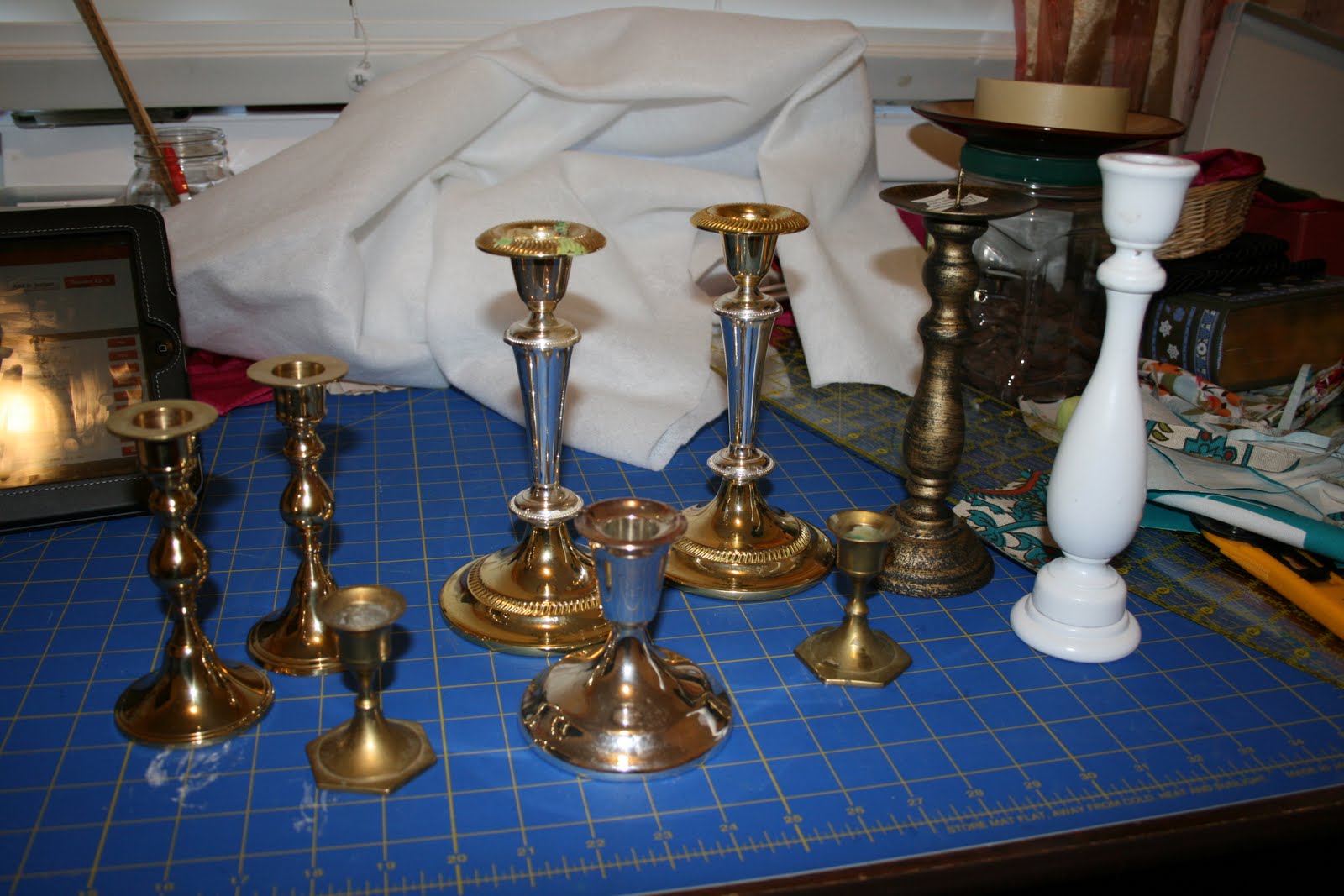 I Create It: Funky candlestick decor tutorial