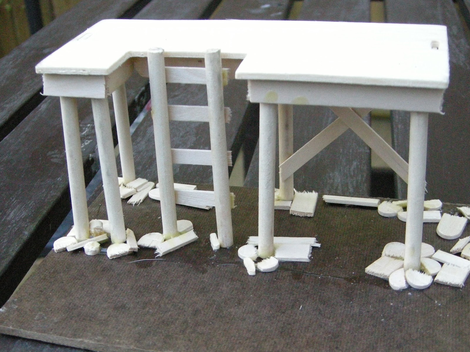 ANY HOW TOWN: Building Popsicle Stick Platforms and Ramps