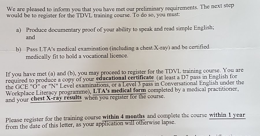 TPDVL / TDVL - Taxi and Private Hire Car Driver Vocational Licence
