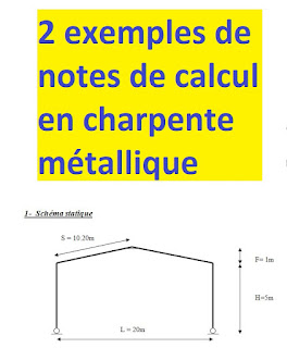 2 exemples de notes de calcul en charpente métallique | Cours génie ...