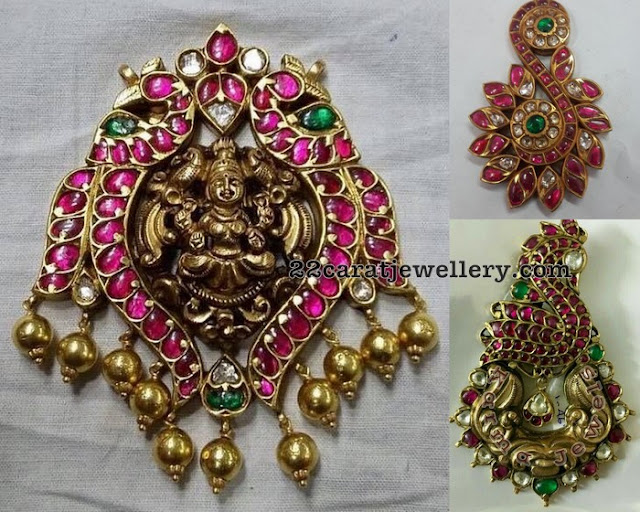 Burmese Rubies Temple Jewellery - Jewellery Designs