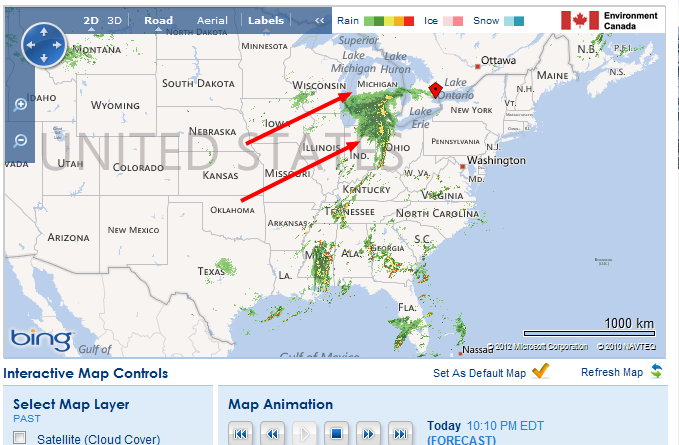 Interactive Weather Map For Kids - Map