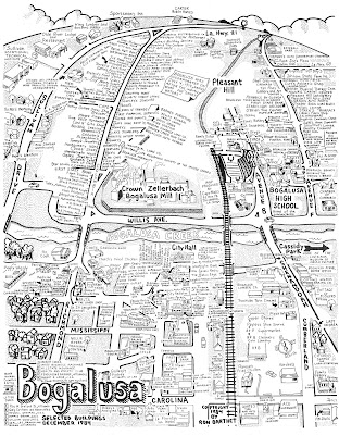 The Barthet Gallery: The Bogalusa Map - 1984