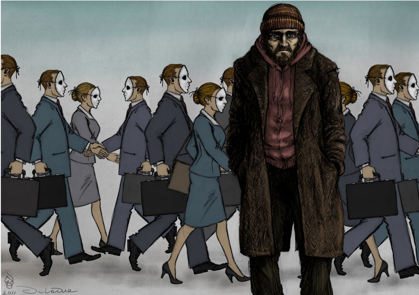 puredaft delineavit: Crazy Hobo