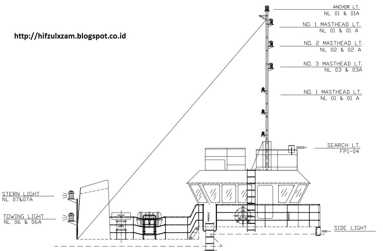 Navigation Lamp Ship Tug Boat ~ Xzam is my Choise