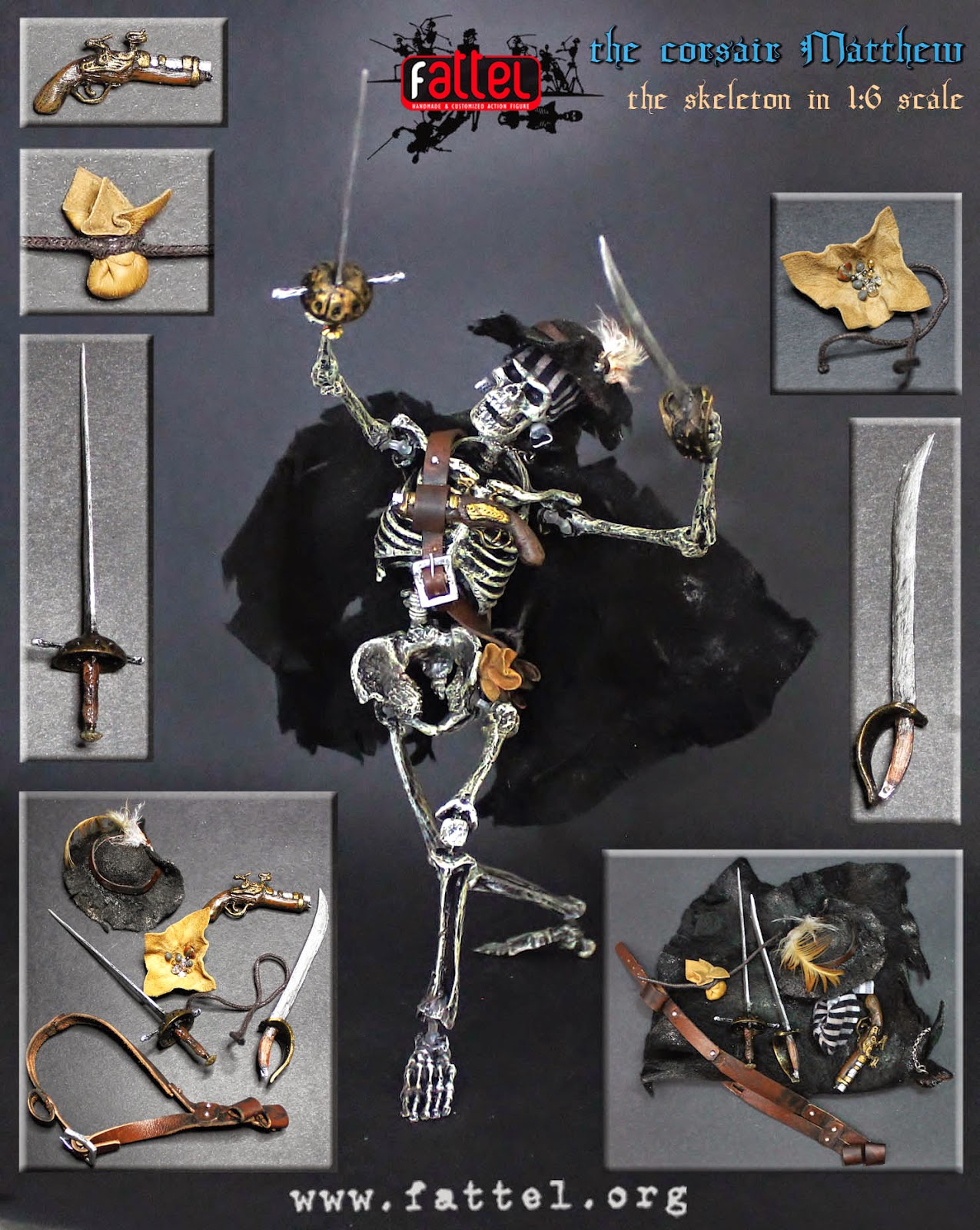 Action figure skeleton by Fattel: May 2014