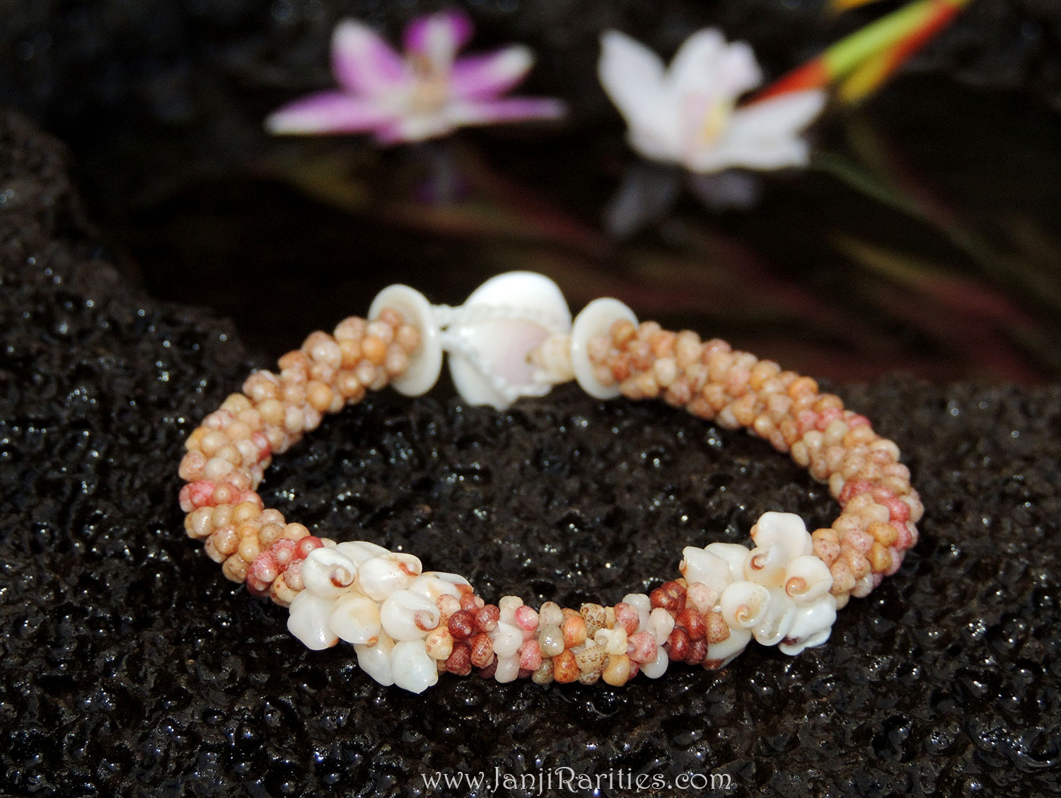 Kahelelani & Sunrise shell jewelry by.... Janjira: Hawaiian shell bracelets