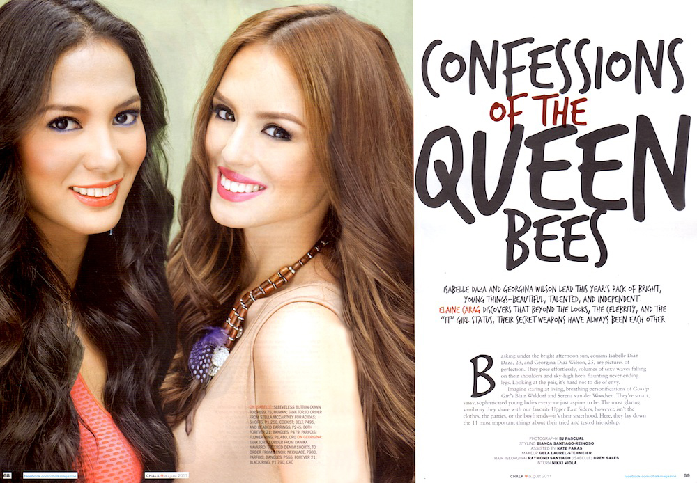 Fashion Media PH: Isabelle Daza and Georgina Wilson in Editorial for ...