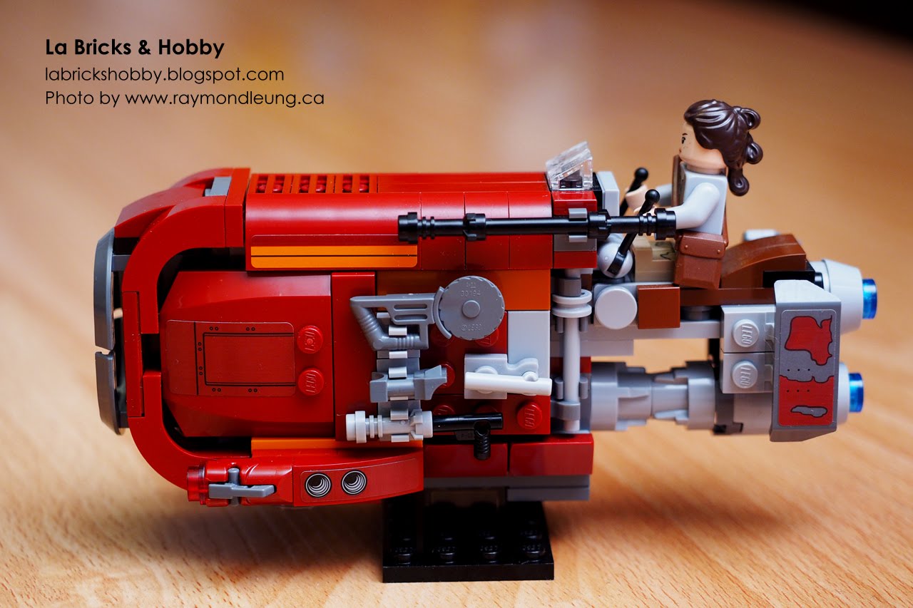 La Bricks & Hobby: LEGO Star Wars Rey's Speeder Modification