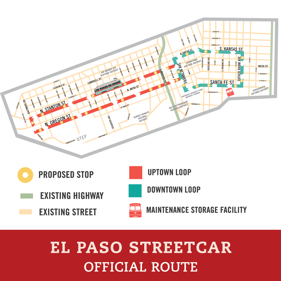 El Paso Development News: Official Route Map Released for El Paso ...