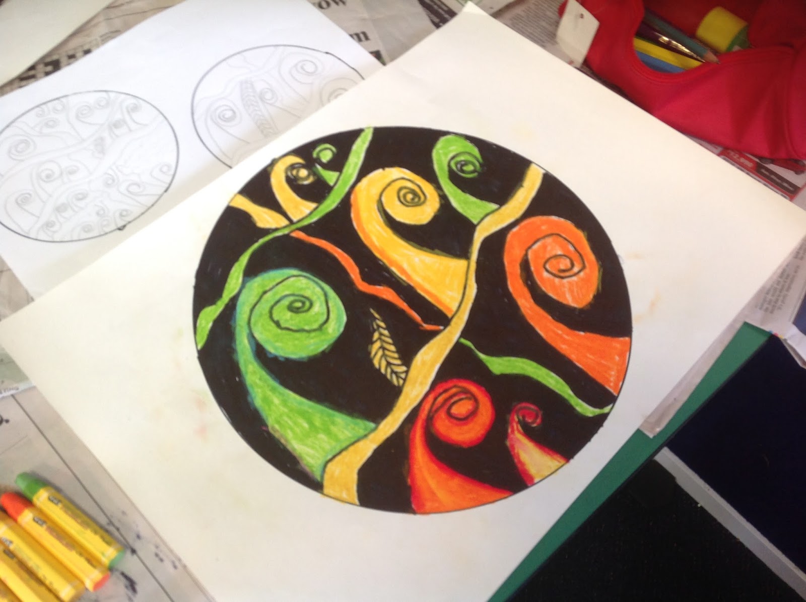 Room 3 Year 3 2017 : Raewyn Harris Art lesson