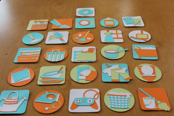 SCRAPPIN' CRICUT: Fabulous Chore Chart With Cut and Gypsy Files!