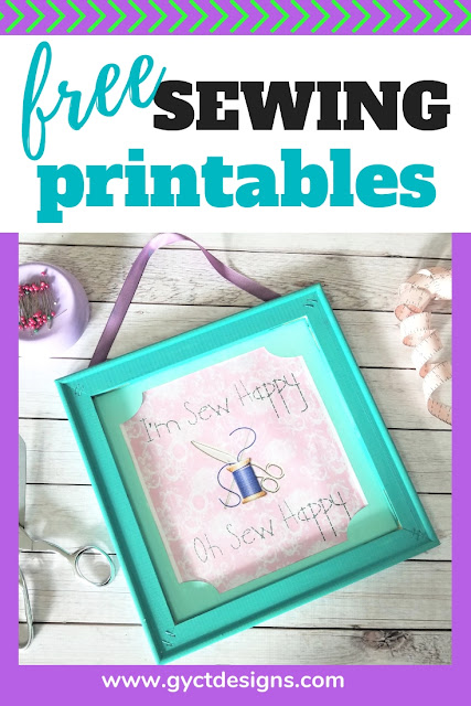 I'm Sew Happy Sewing Printables | Sew Simple Home