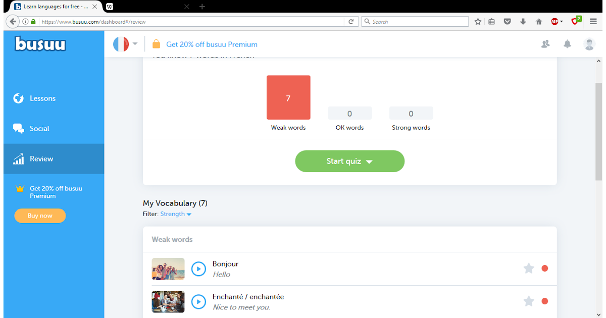 Georgia's blog: Discovering Busuu