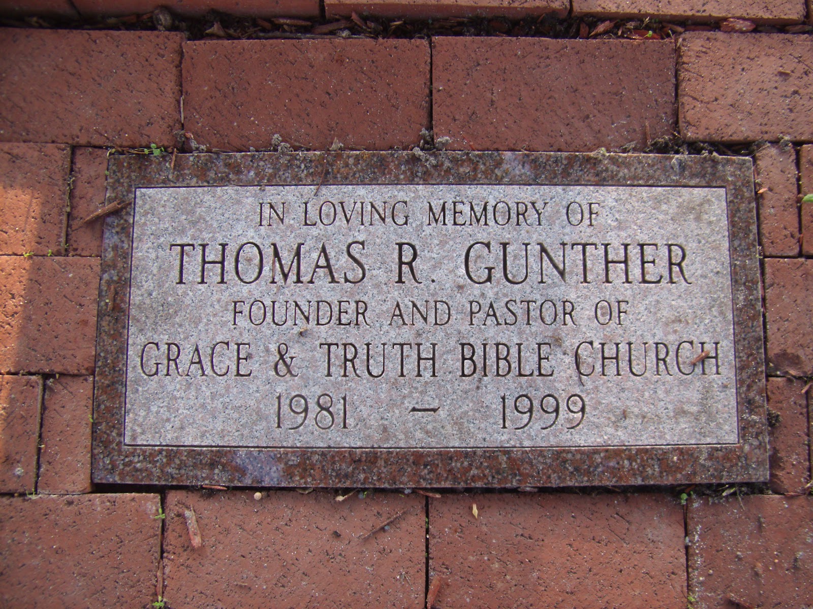 Pastor Tom Gunther
