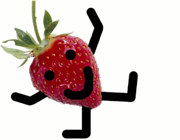 AKI GIFS: Gifs animados Morango