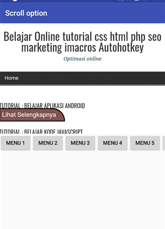 Cara membuat Scrollview Vertical dan horizontal di Aplikasi android milik kita | Tutorial dan ...