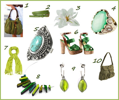 Hairstyle For You: green accessories for women,trends green accessories ...