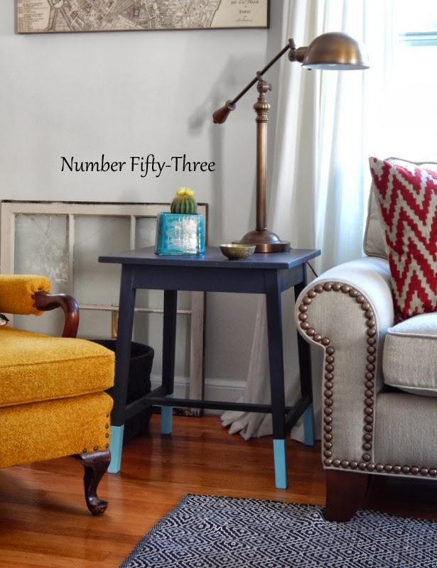Number Fifty-Three: Dip Dyed End Table