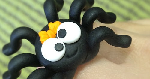 Creme de la Gems: Silly Spider Polymer Clay Tutorial DIY