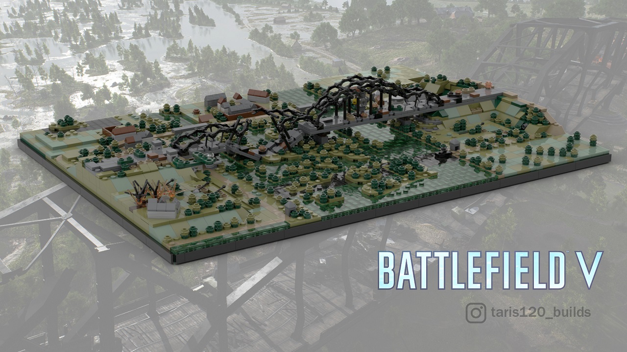 Fã recria mapas da franquia Battlefield em Lego