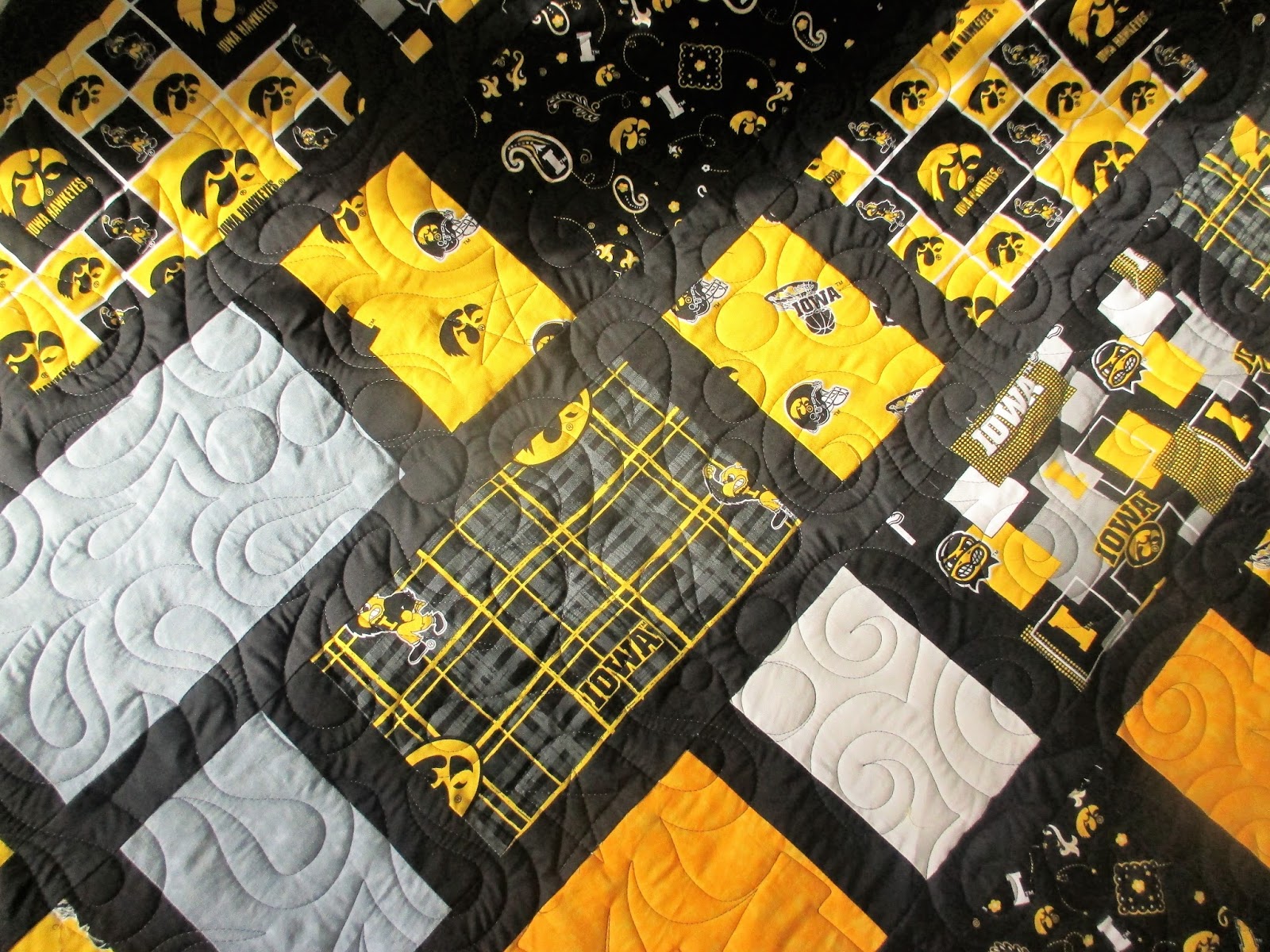 Down To Sew: Iowa Hawkeyes Quilt