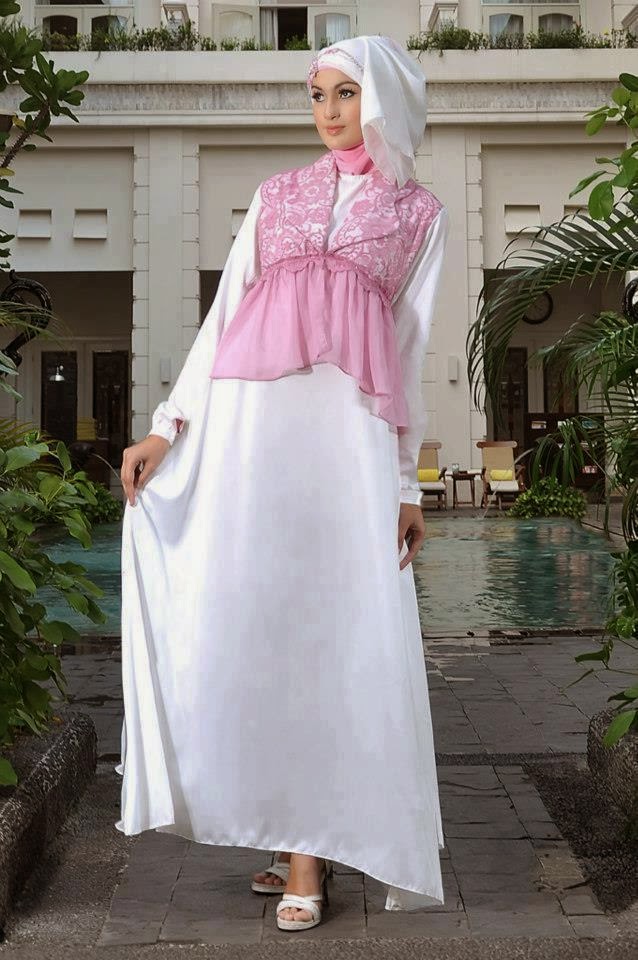 20 Baju Gamis Pesta Brokat Elegan Terbaru Kumpulan Model Baju Muslim Terbaik Dan Terpopuler