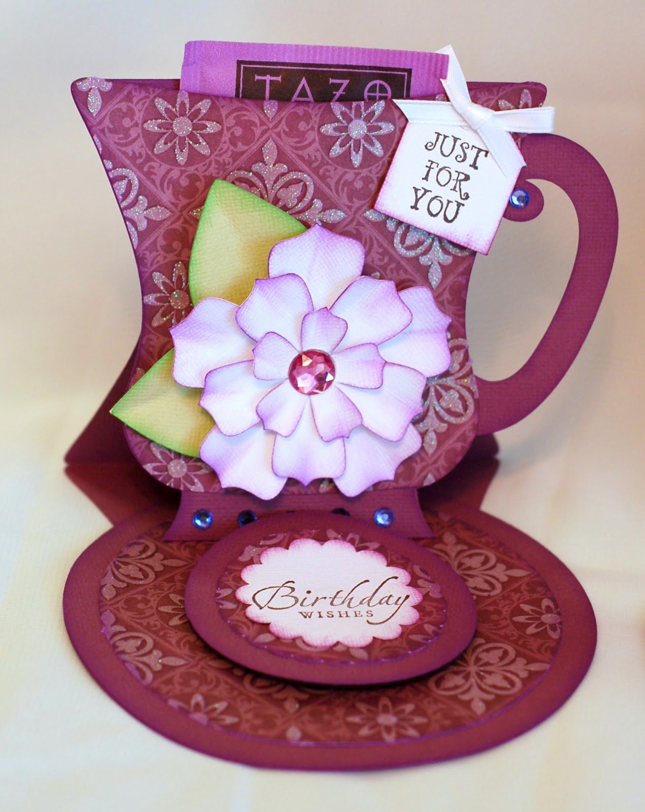 Paper Creations by Kristin: Tea Cup Easel Cards