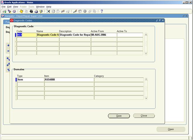 Oracle Applications Oracle Depot Repair Setups And Process Flow