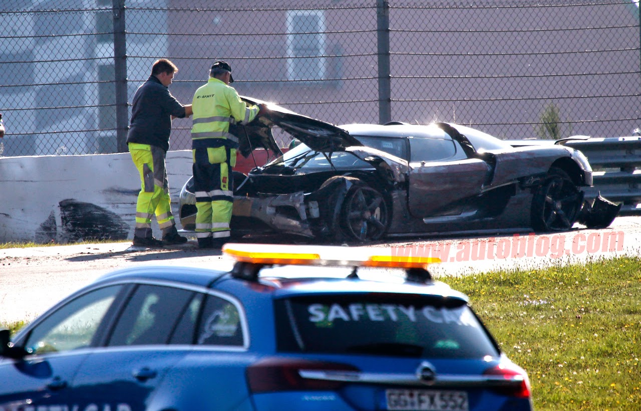 Demo BKB: 2016 Koenigsegg Agera R Prototype Crashed On The Nürburgring
