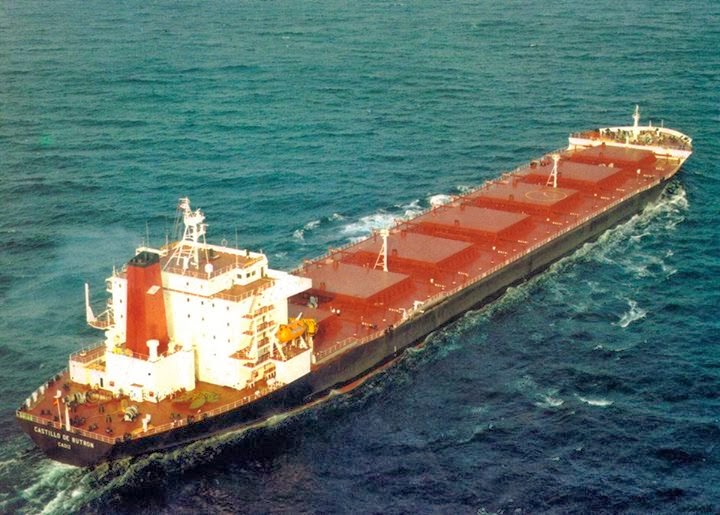 Embarrancada del Bulkcarrier Aegean Star en la entrada de la Ría de Ferrol