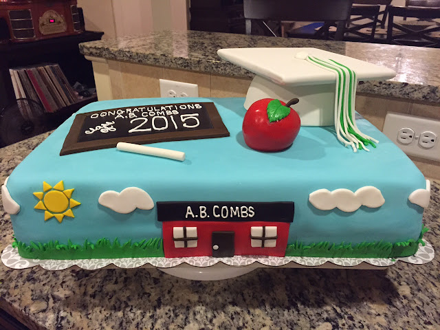 Cake Geniuses: 5th Grade Graduation Cake